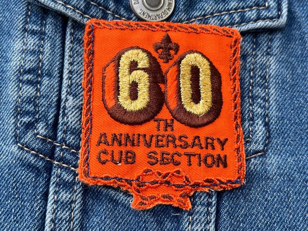 Vintage Scout Patches, 60th Anniversary Cub Section, 1976, Boy Scouts ...