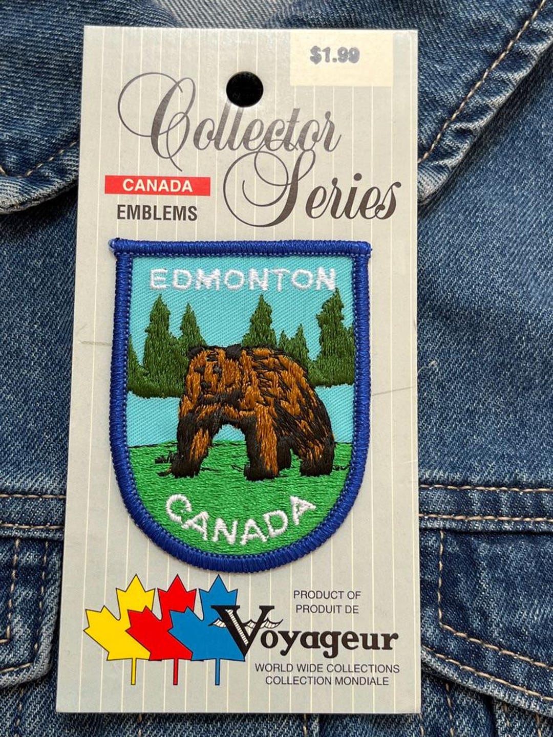 Vintage Patch, New Old Stock, Canada, Edmonton, Bears, Souvenir Badge ...