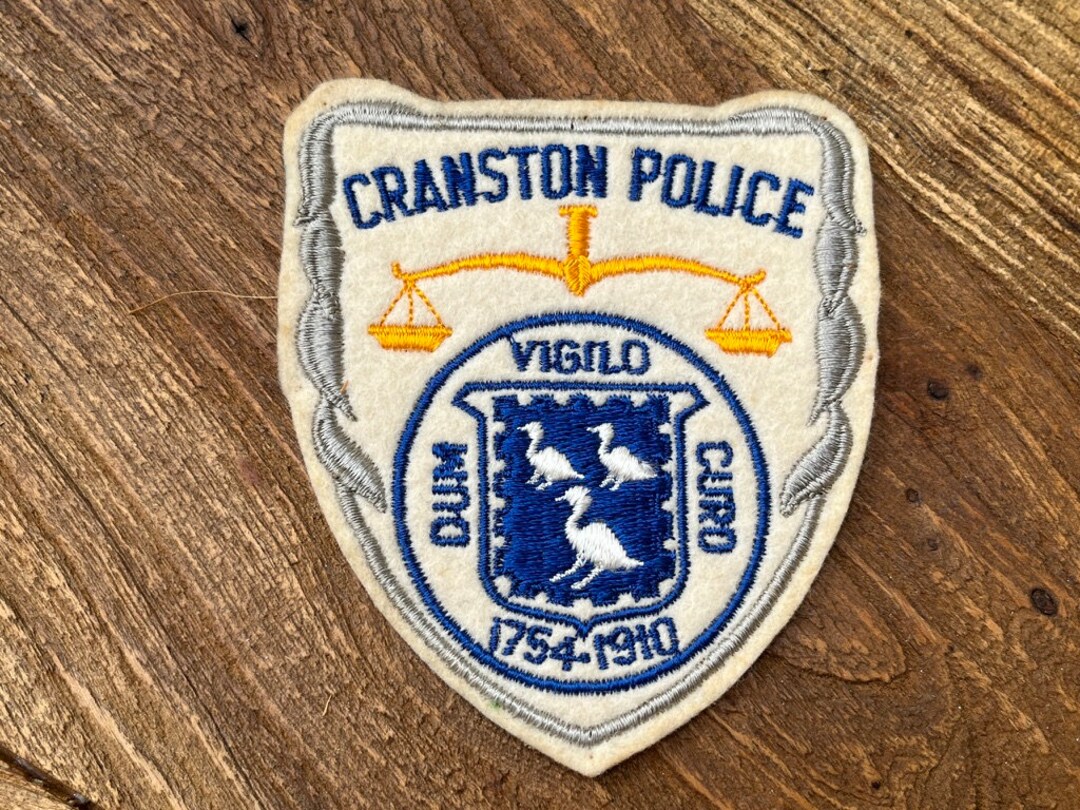 Vintage, Obsolete, American Police Patches, Cranston Police, Rhode ...