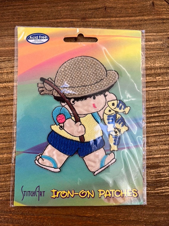 Stitch Art Iron-On Patches, Cute Fabric Patches, Red … - Gem