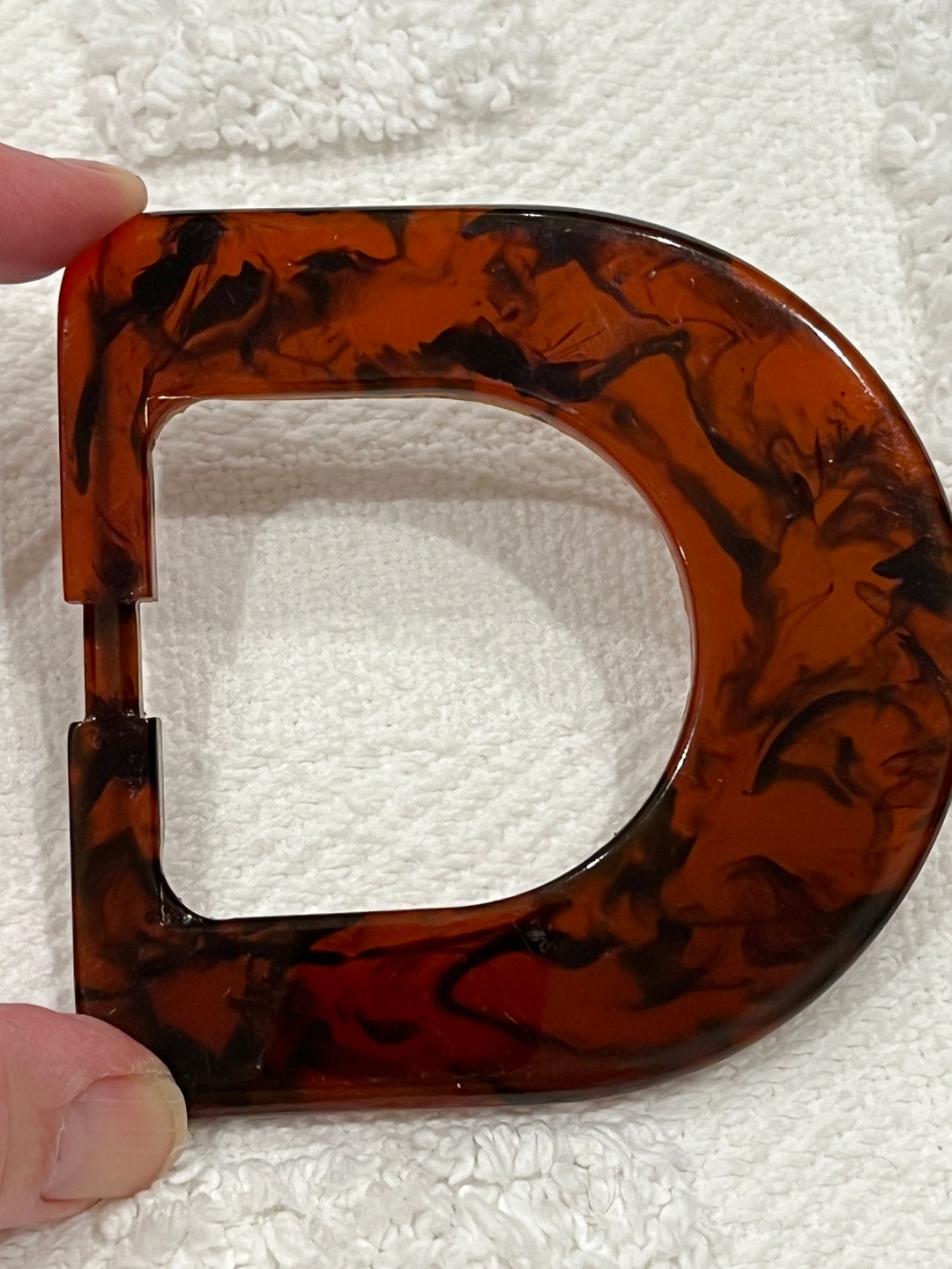 Vintage Retro Extra Large Faux Tortoise Shell 89mm Belt Buckle Retro ...