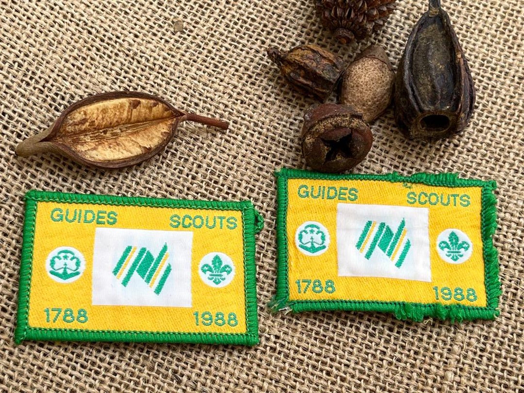 Vintage Scouts Patches, Guides Scouts, 1788 - 1988, Scout Badges ...