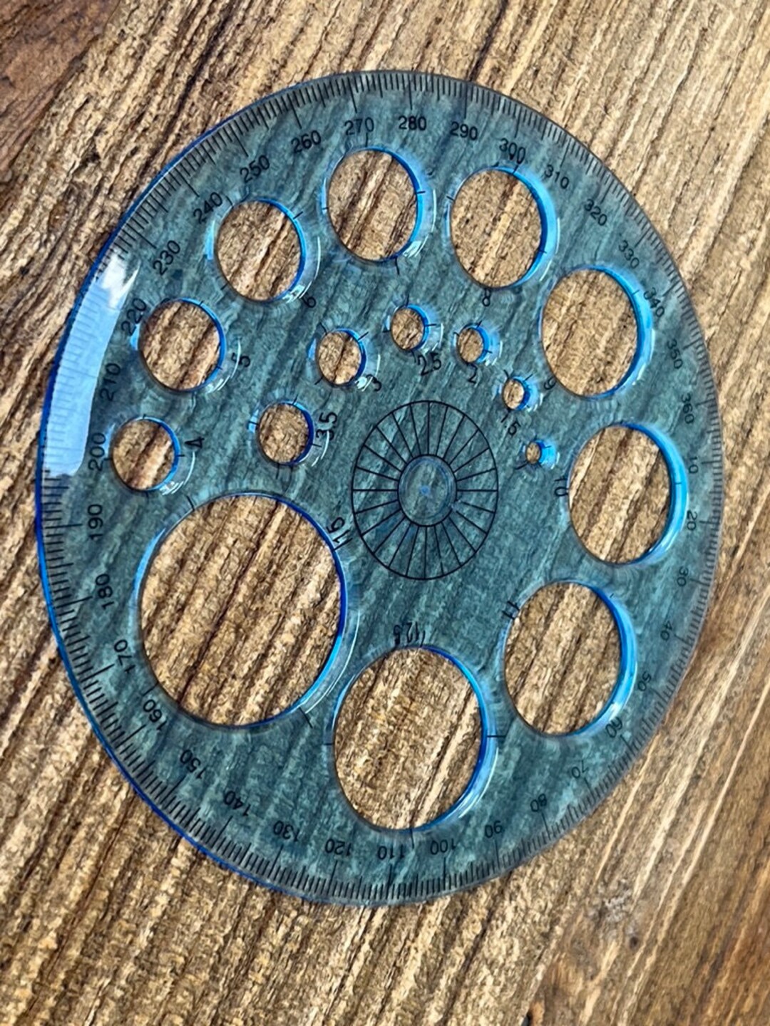 Geometric Template Measuring Ruler Circles Drawing Shape Stencils Gauge ...