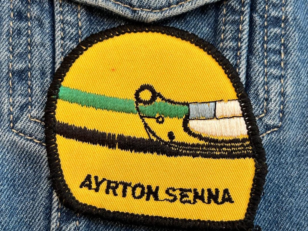 Vintage Patch, Ayrton Senna, Formula One Grand Prix, Car Racing ...