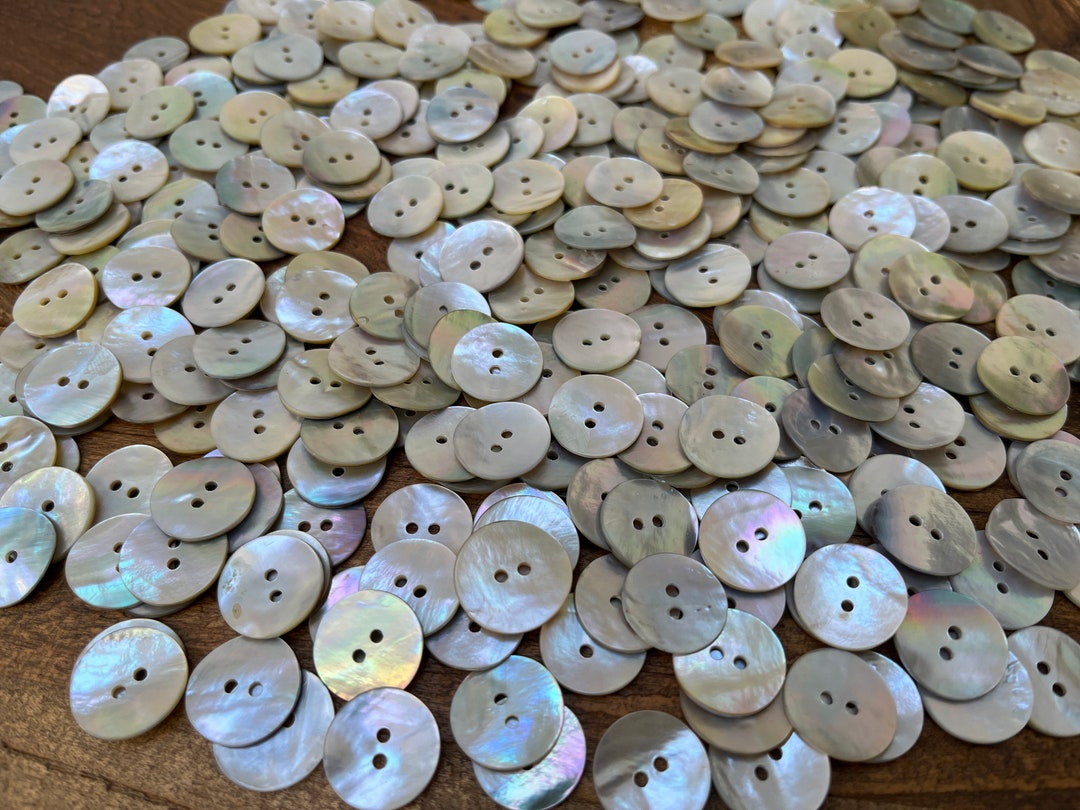 Vintage, Round, Abalone, Shell Buttons, Treasures Buttons - Etsy Australia