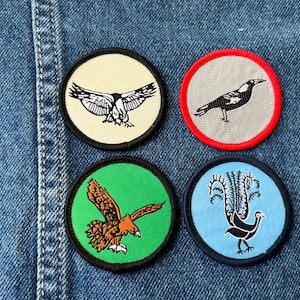 Scout Patches, Scouts, Kangaroo, Frill Neck Lizard, Shark, Dingo, Seagull, Emu, Bear, Possum ...