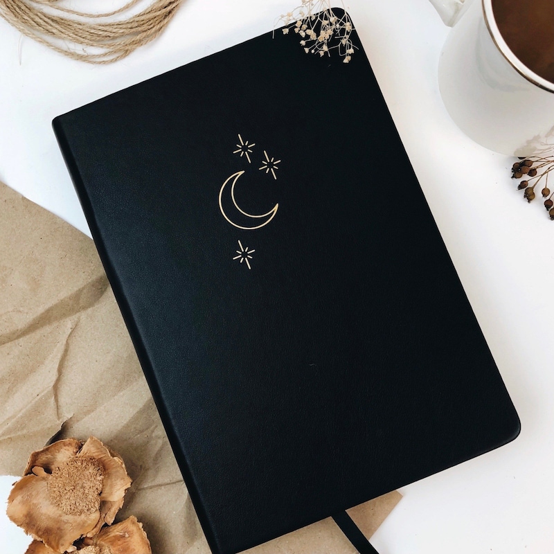 Moon Notebook - Etsy UK