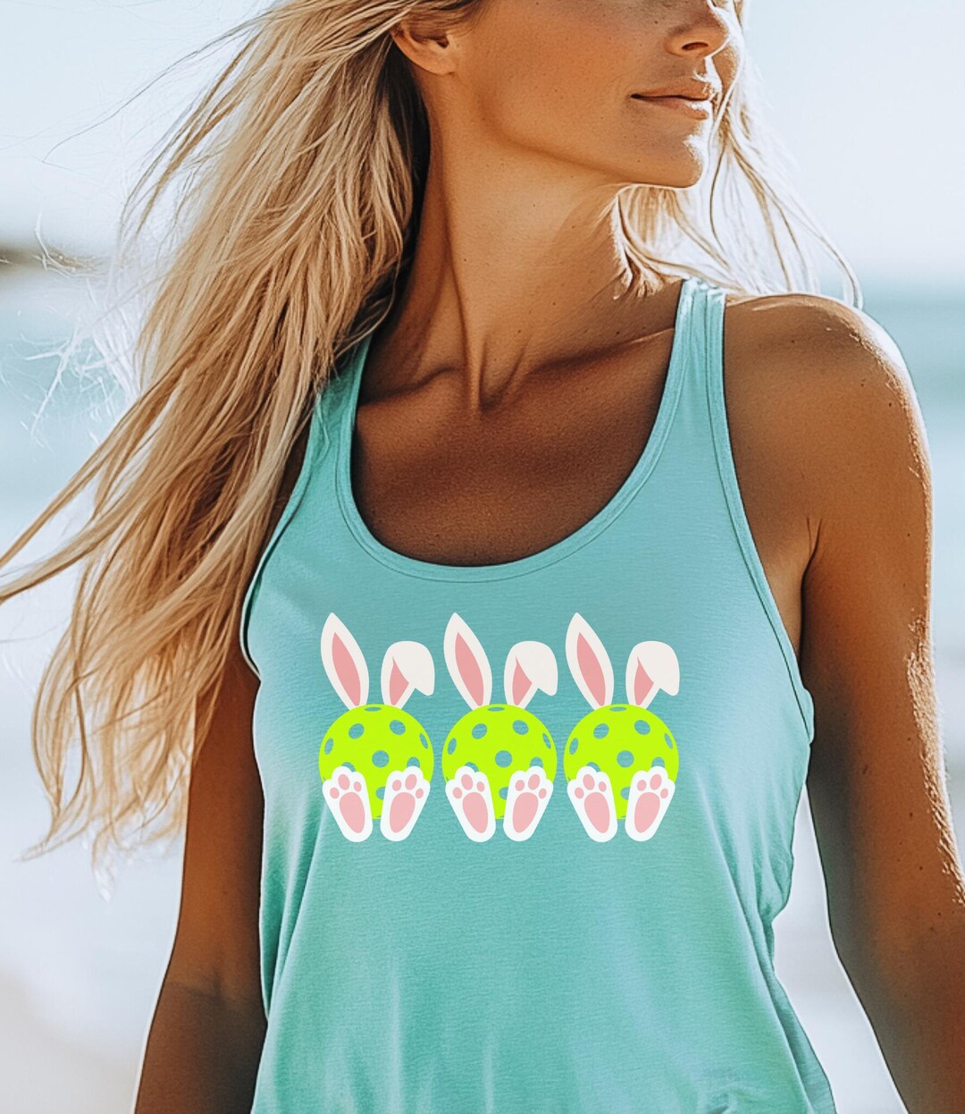 Pickleball Tank, Pickleball Easter Tank, Pickleball Easter Shirt ...