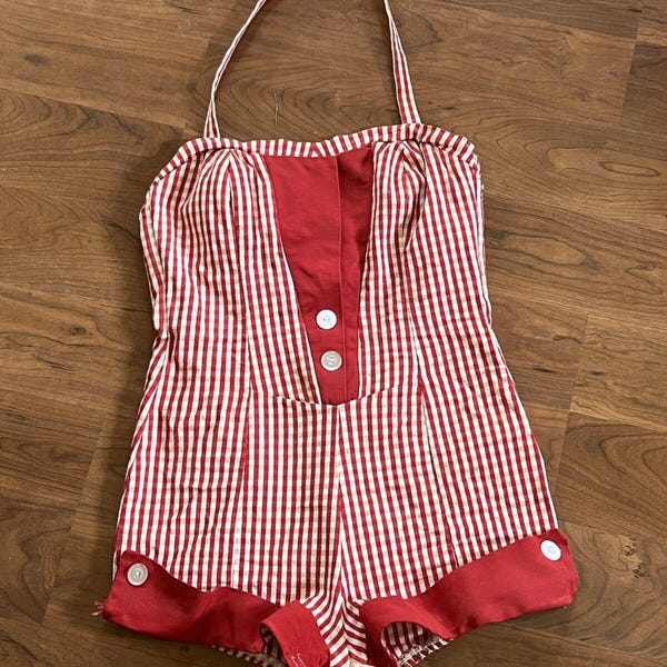 Pinup Swimsuit - Etsy