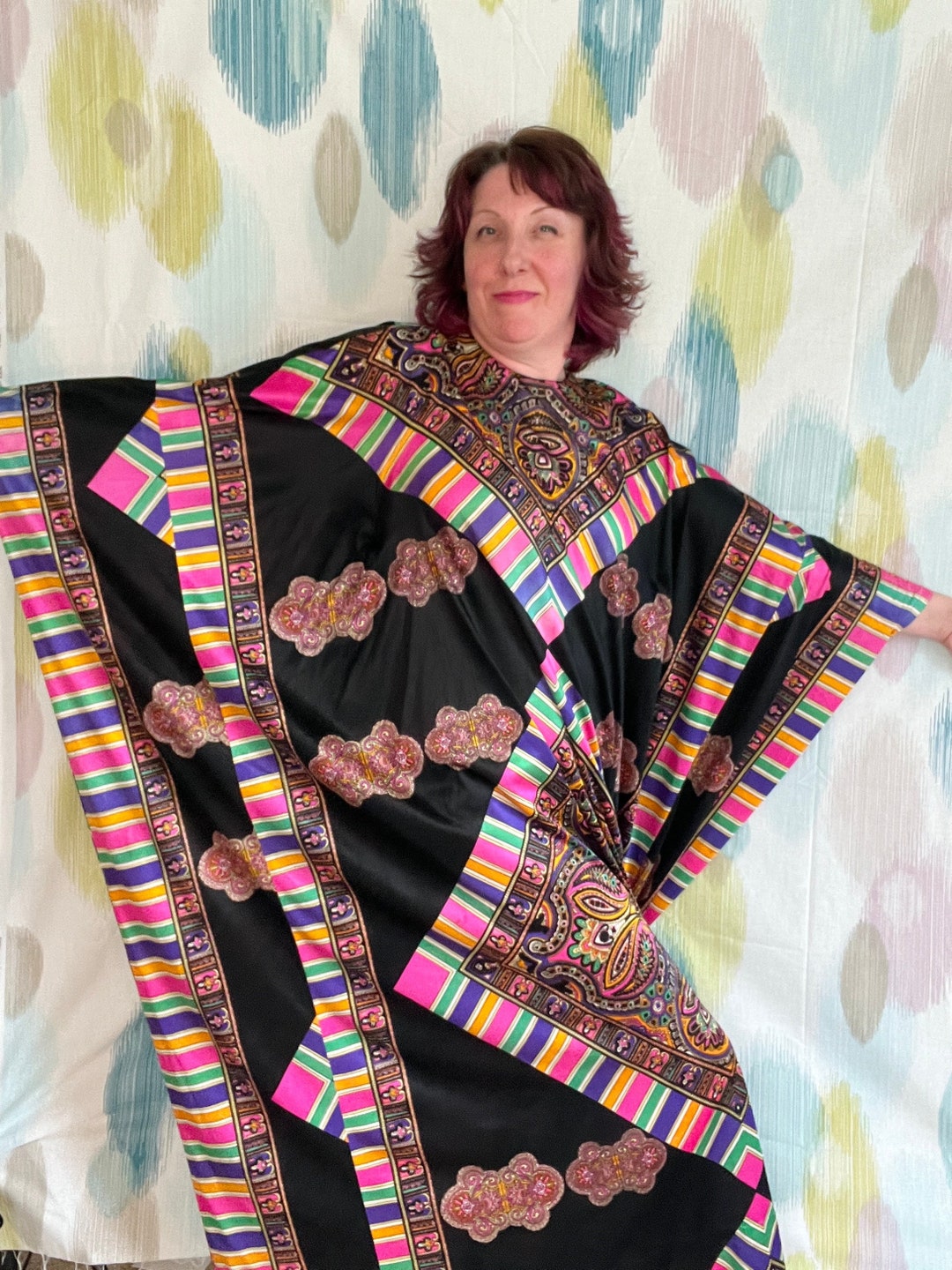 70s Caftan, 70s Hippy Robe, Bohemian Robe, Summer Robe, Summer ...