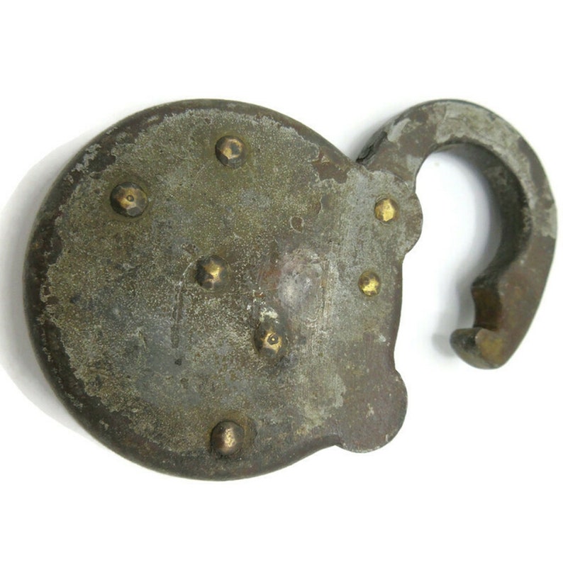 Antique Padlock and Key | Etsy