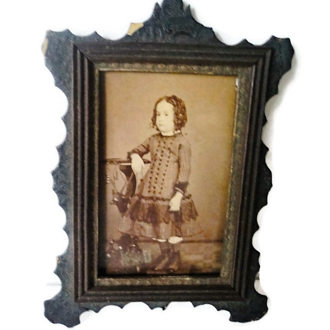 Antique Photograph Young Boy 1800s Mini East Lake Victorian Frame - Etsy