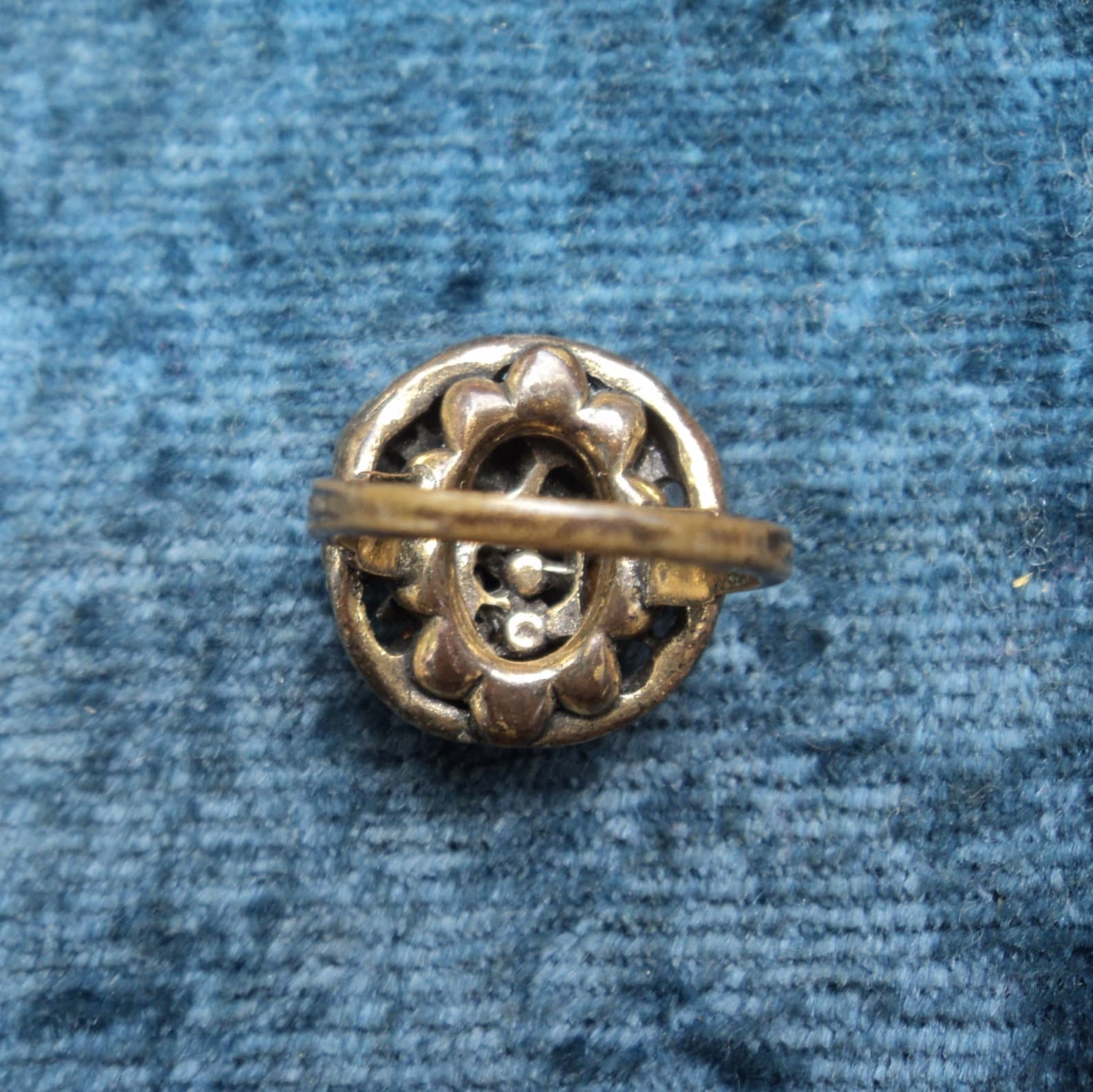 Vintage Florenza Ring Multicolored Rhinestones | Etsy