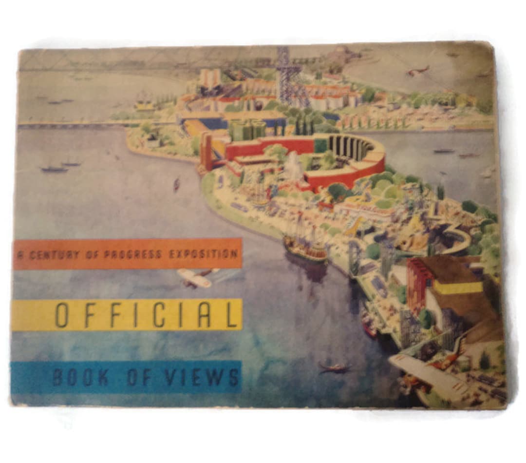 Vintage A Century of Progress Exposition 1933 Worlds Fair Official Book ...