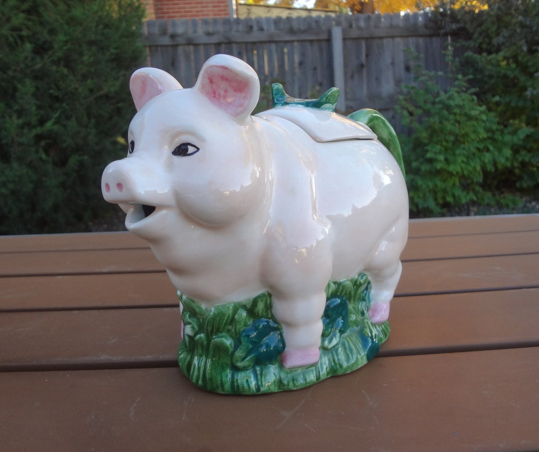 TEAPOT > Pig, Pink and Cute - Etsy