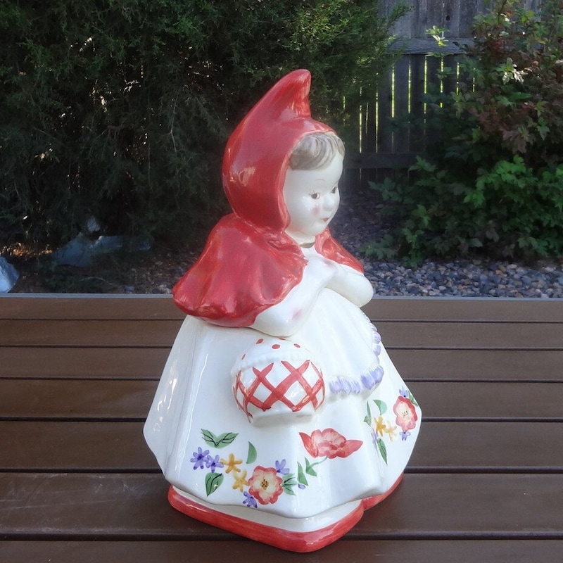 Little Red Riding Hood Cookie Jar - Etsy