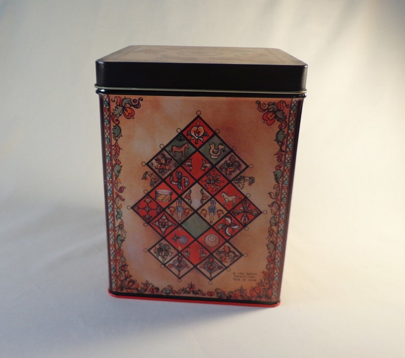 TIN Decorative Storage Container Kitchen Storage Made in - Etsy