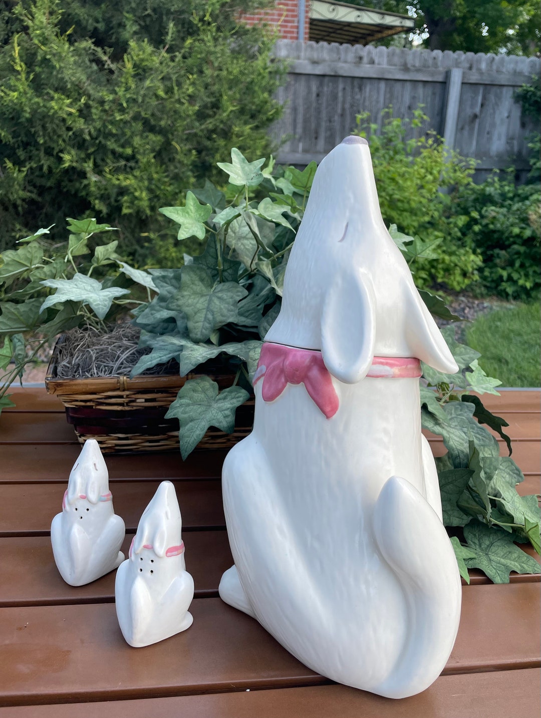 COOKIE JAR Coyote W Baby Coyote Southwestern Treasure - Etsy