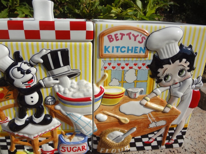 CANISTERS Betty Boop & Friends Colllection RARE Danbury - Etsy