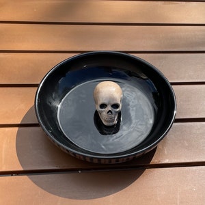 Candy Dish - Skull, Skeleton, Black Dish, Halloween - Etsy