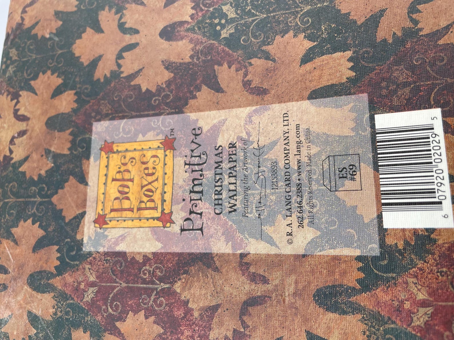 BOXES . Bobs Boxes, Primitive Wallpaper 7 - Etsy