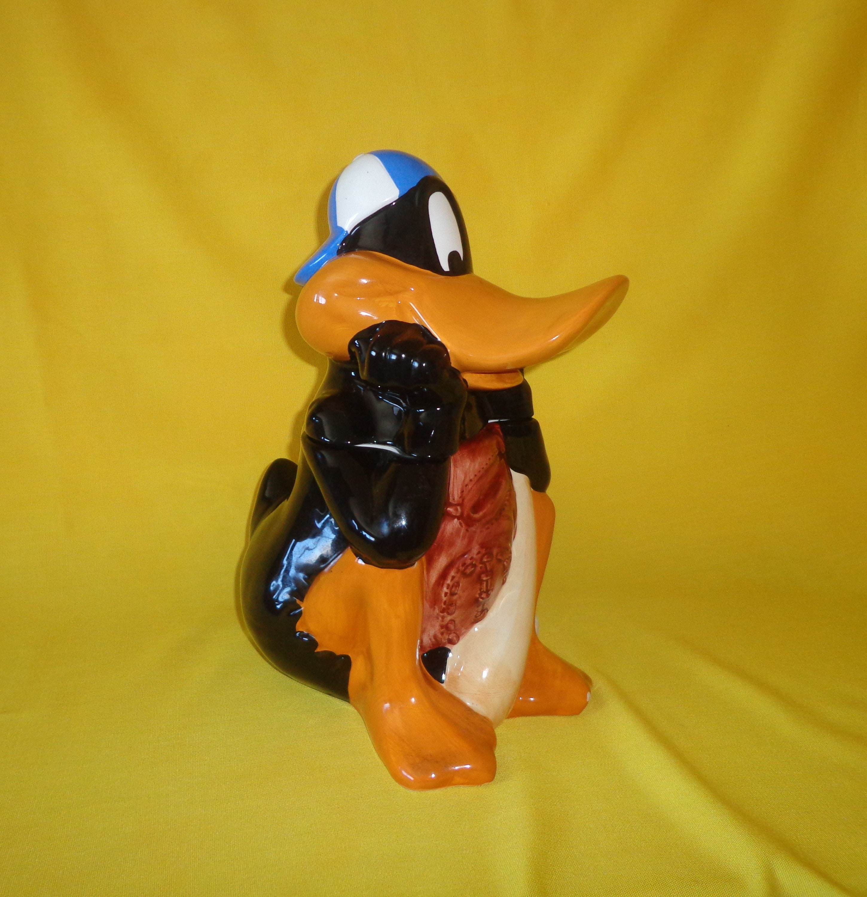 COOKIE JAR Pato Lucas con Bate de Béisbol y Guante Warner | Etsy