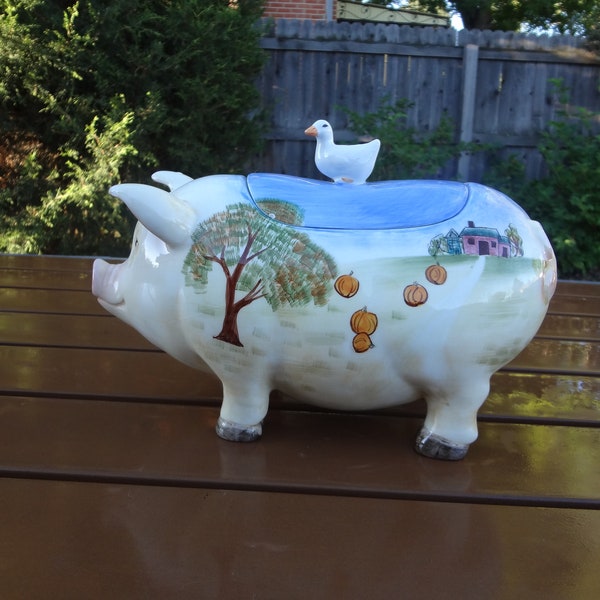 Pig Cookie Jar - Etsy
