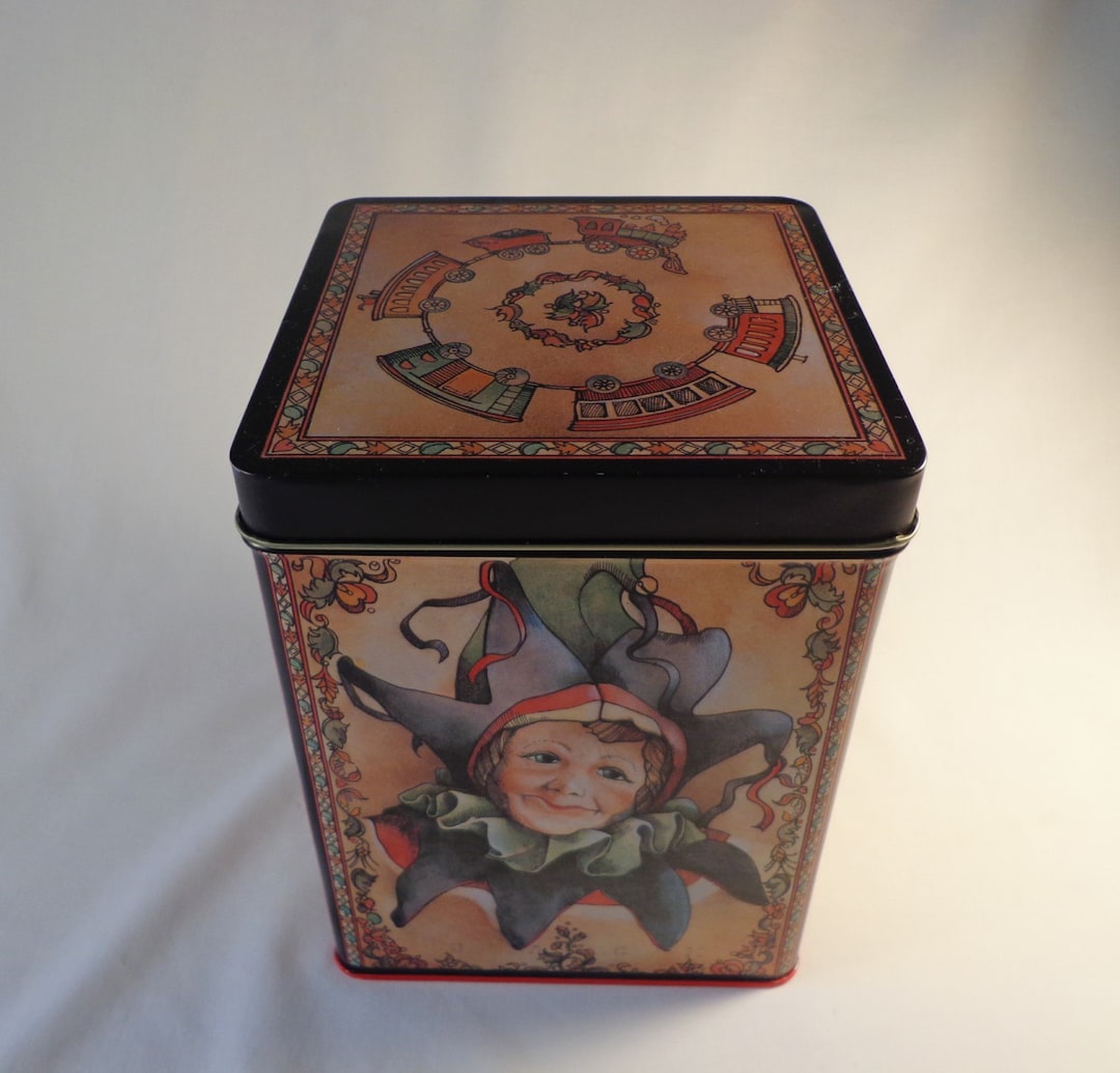 TIN Decorative Storage Container Kitchen Storage Made in - Etsy