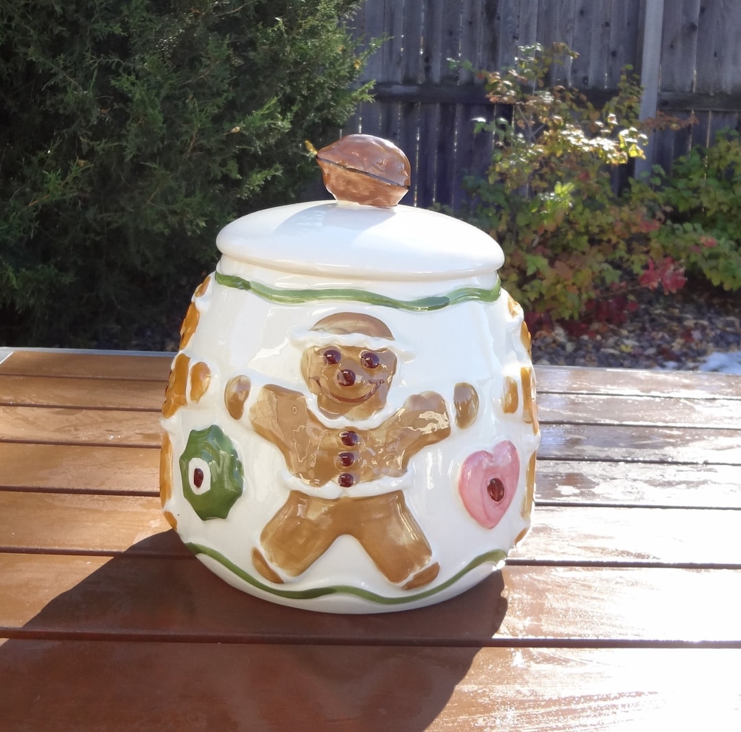 COOKIE JAR Cookies All Over, Gingerbread Man, L.A. Potteries, USA ...