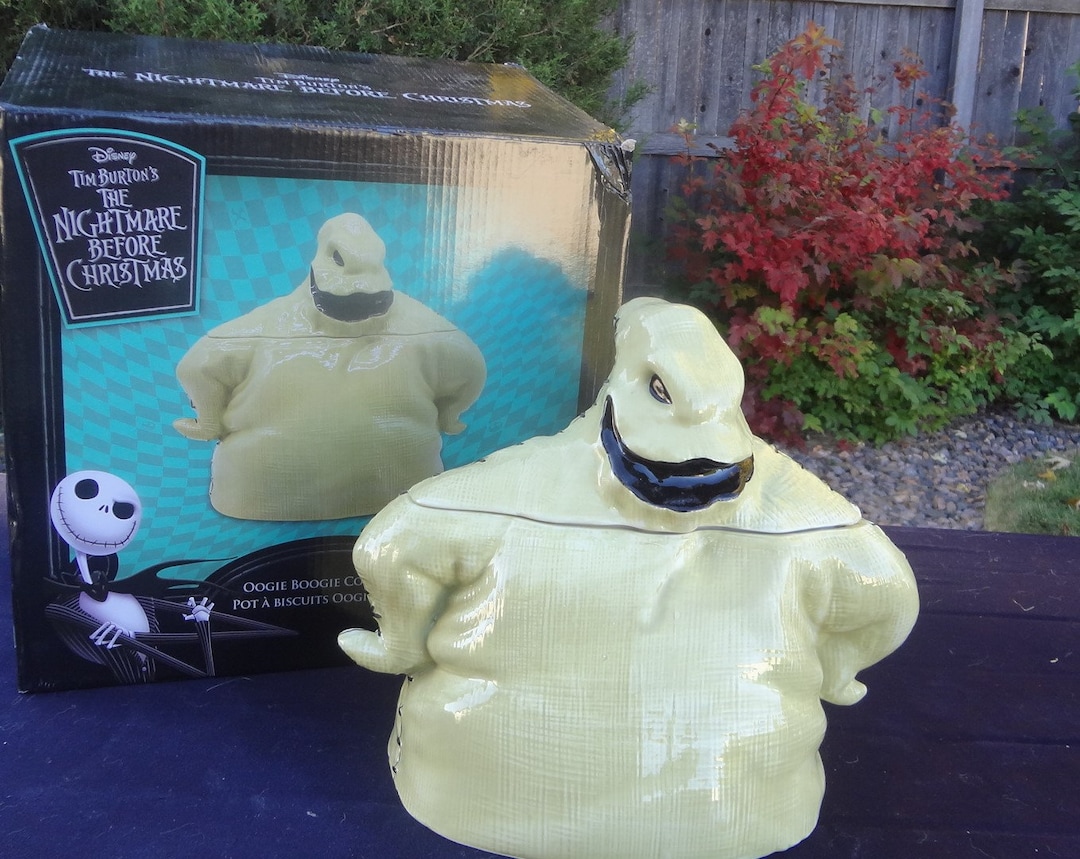 COOKIE JAR * Oogie Boogie, Nightmare Before Christmas, Disney, Enesco ...