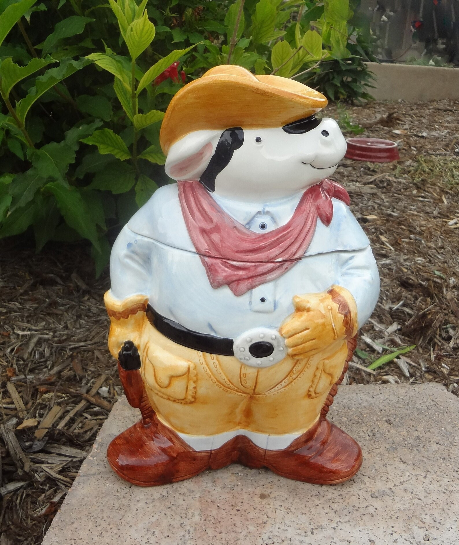 COOKIE JAR Cow-boy Gunslinger Cowboy Hat - Etsy