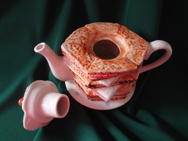 TEAPOT ~ Tea Time and Sandwich, Tony Carter, Made in England, Hard to ...
