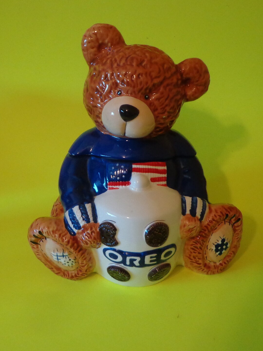 COOKIE JAR * BEAR, Oreo Cookie Bear - Etsy