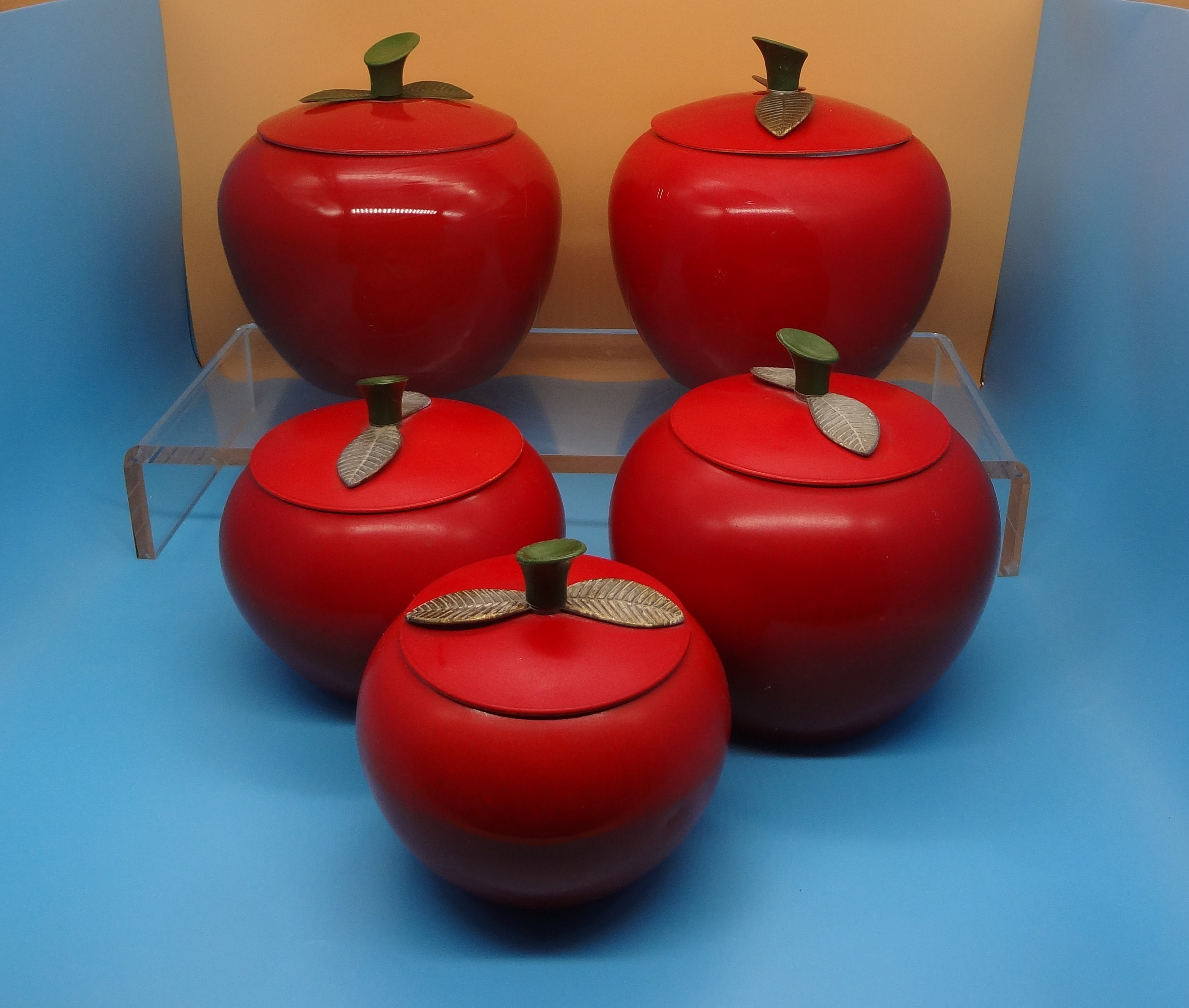 Jars & Containers Kitchen Storage Kitchen & Dining TIN CANISTER SET ...