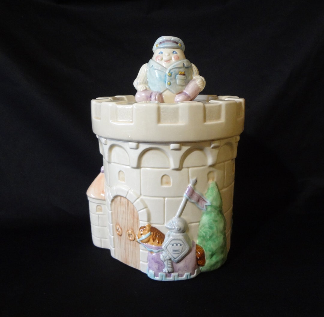 COOKIE JAR * Humpty Dumpty Sits on the Castle Wall, Home Collection - Etsy