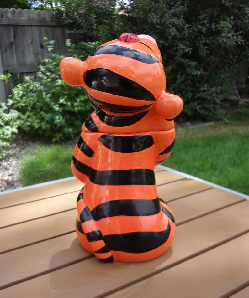 COOKIE JAR Tigger Too Lady Bug on Head Disney Treasure - Etsy