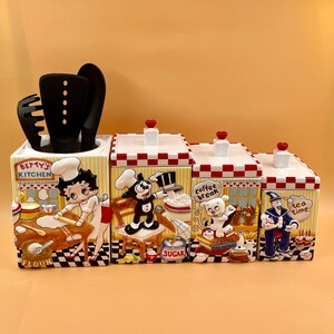 CANISTER SET * Betty Boop, 4 Piece - Etsy