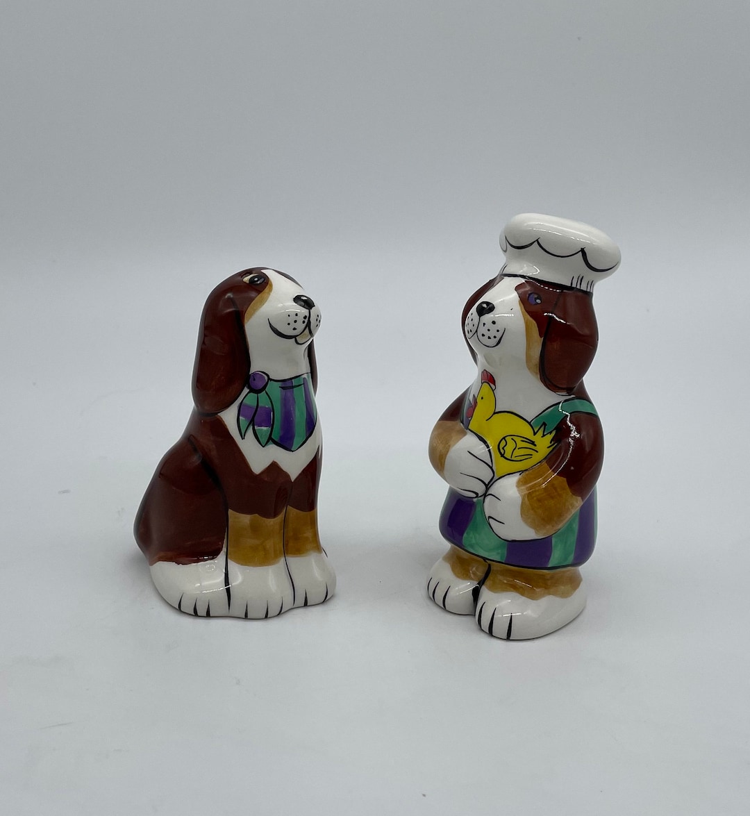 SALT & PEPPER Shaker ~~ Dogs, Chef Dogs - Etsy