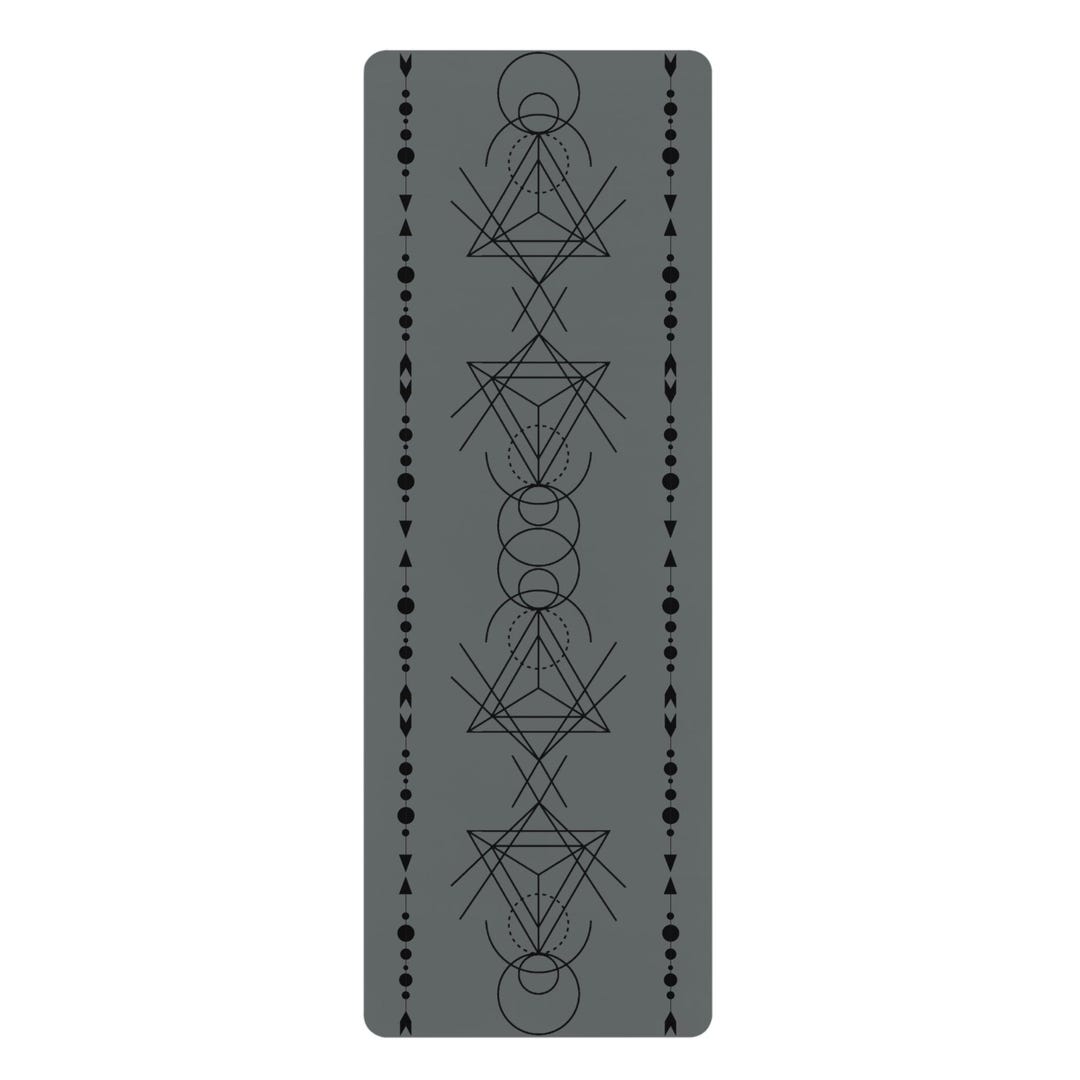 Dimensions Yoga Mat - Dk Gray: Namaste Heal Center Ground Grounding ...