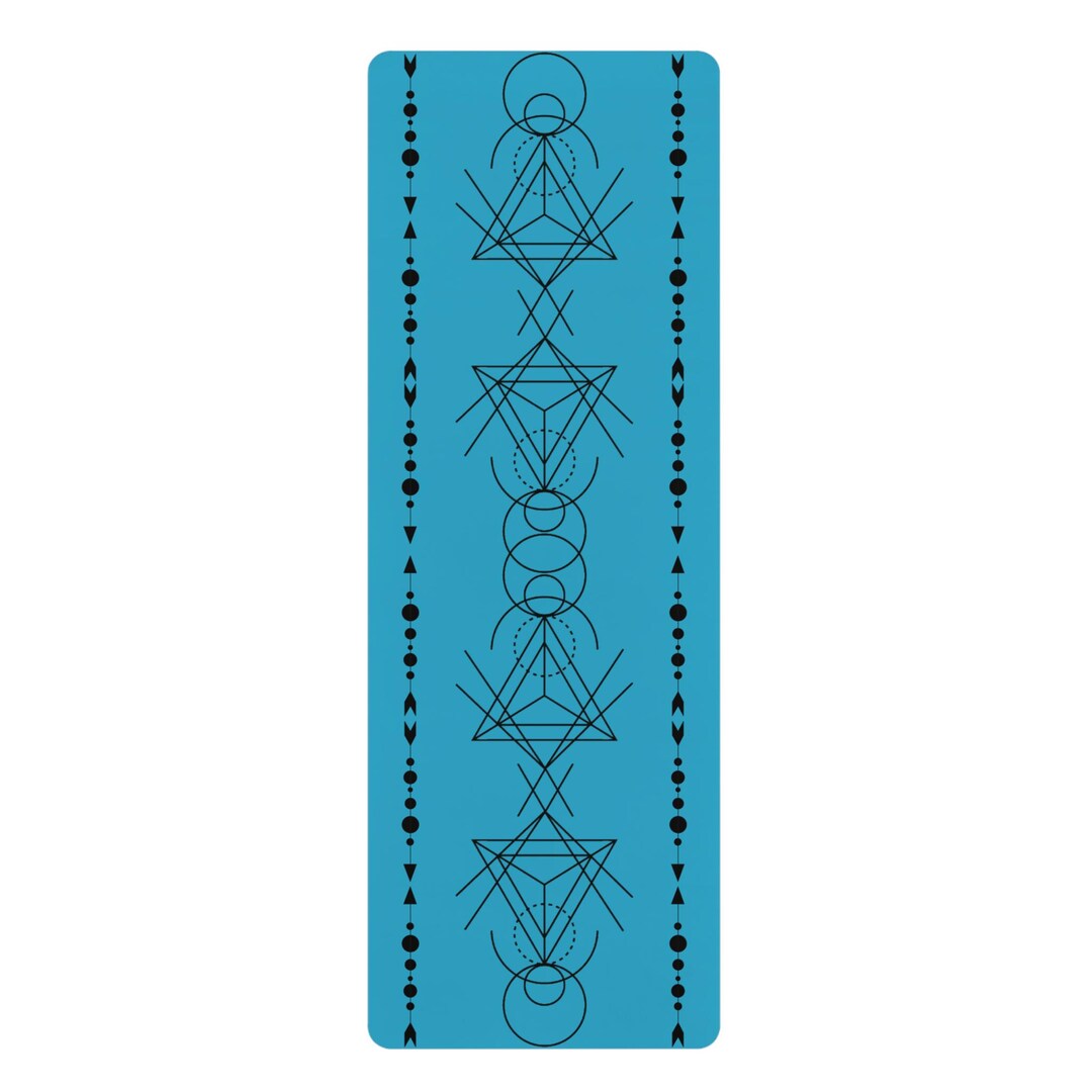 Dimensions Yoga Mat - Turquoise Namaste Heal Center Ground Grounding ...