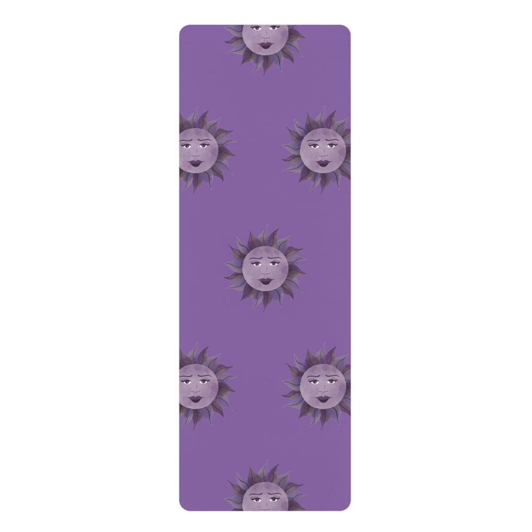 Purple Sun Yoga Mat: Namaste Heal Center Ground Grounding Chakras ...