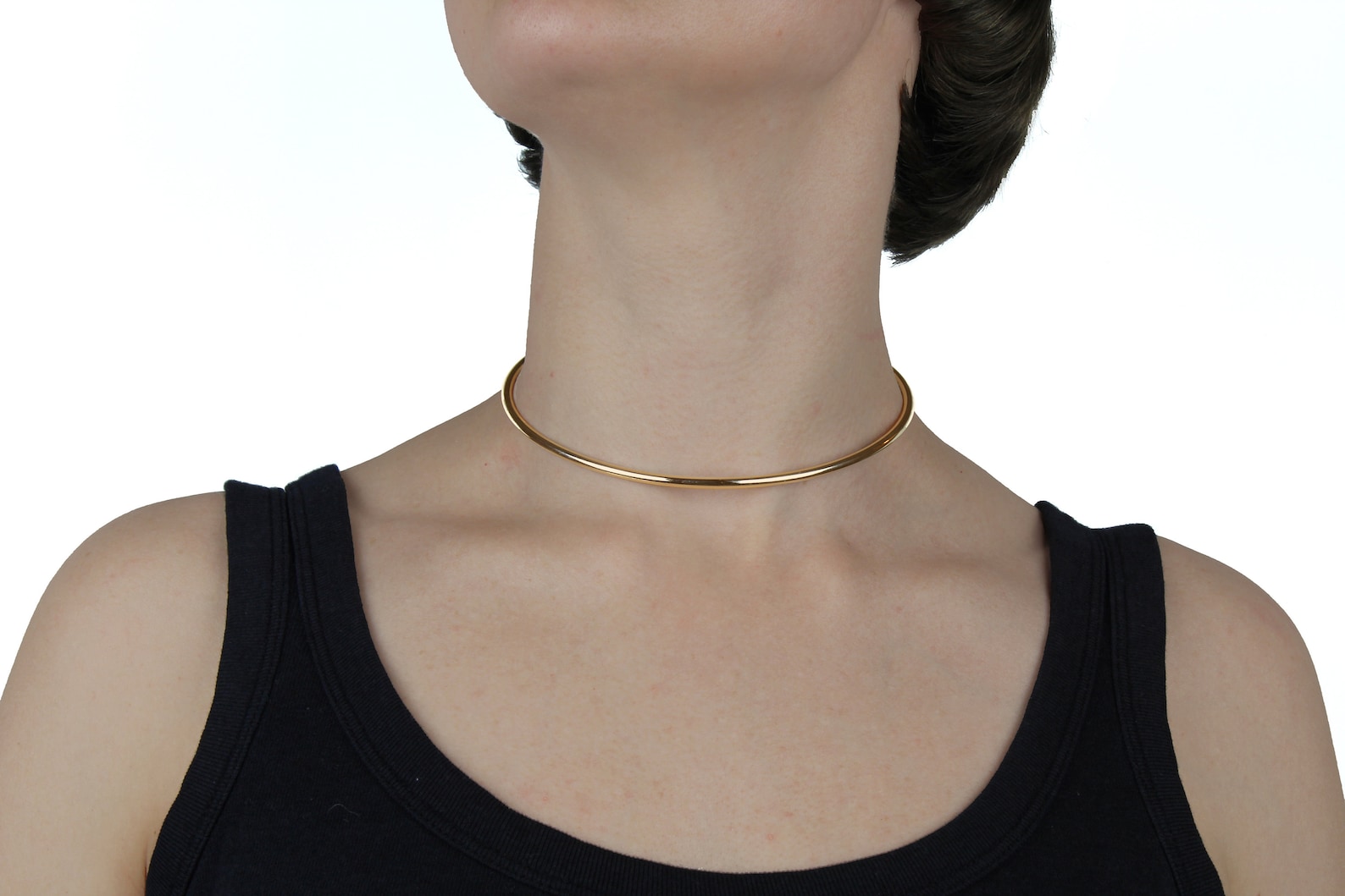Discreet Slave Day Collar 14k Yellow Gold-filled 8 Gauge - Etsy