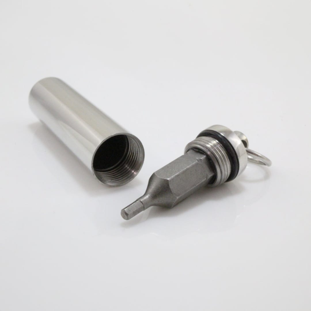 Stainless Steel Hidden Allen Key Tube Pendant With Choice of Necklace ...