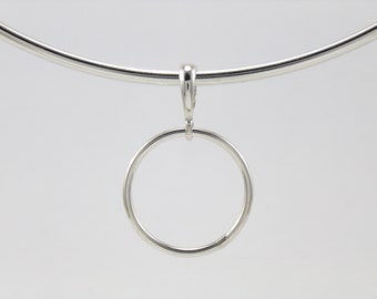 Sterling Silver Slave Collar / Day Collar With Removable O Ring - Etsy