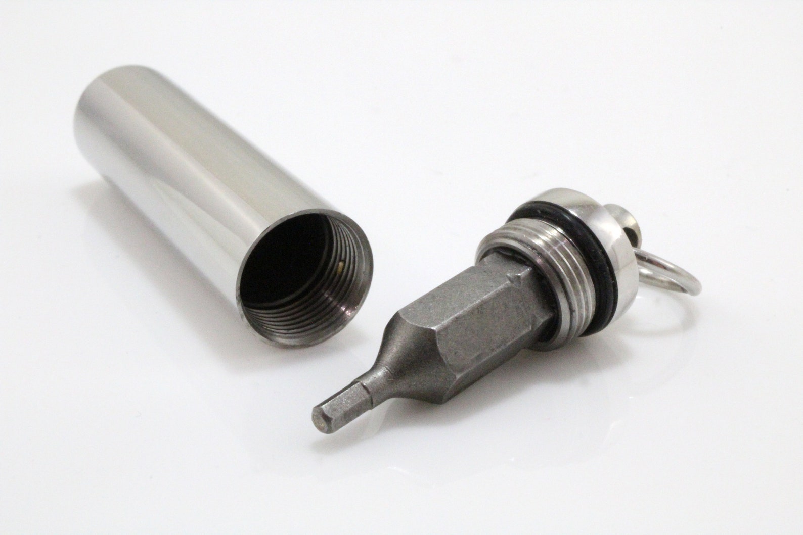 Stainless Steel Hidden Allen Key Tube Pendant With Choice of - Etsy