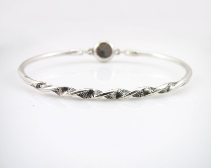 Sterling Silver Discreet Slave Bracelet Locking Cuff W/ 10 Gauge Round ...