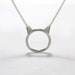 Sterling Silver Discreet Slave Bracelet 10 Gauge Round Locking Cuff W ...