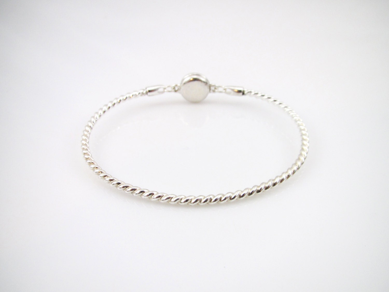 Sterling Silver Discreet Slave Bracelet - Locking Cuff W/ 10 Gauge ...