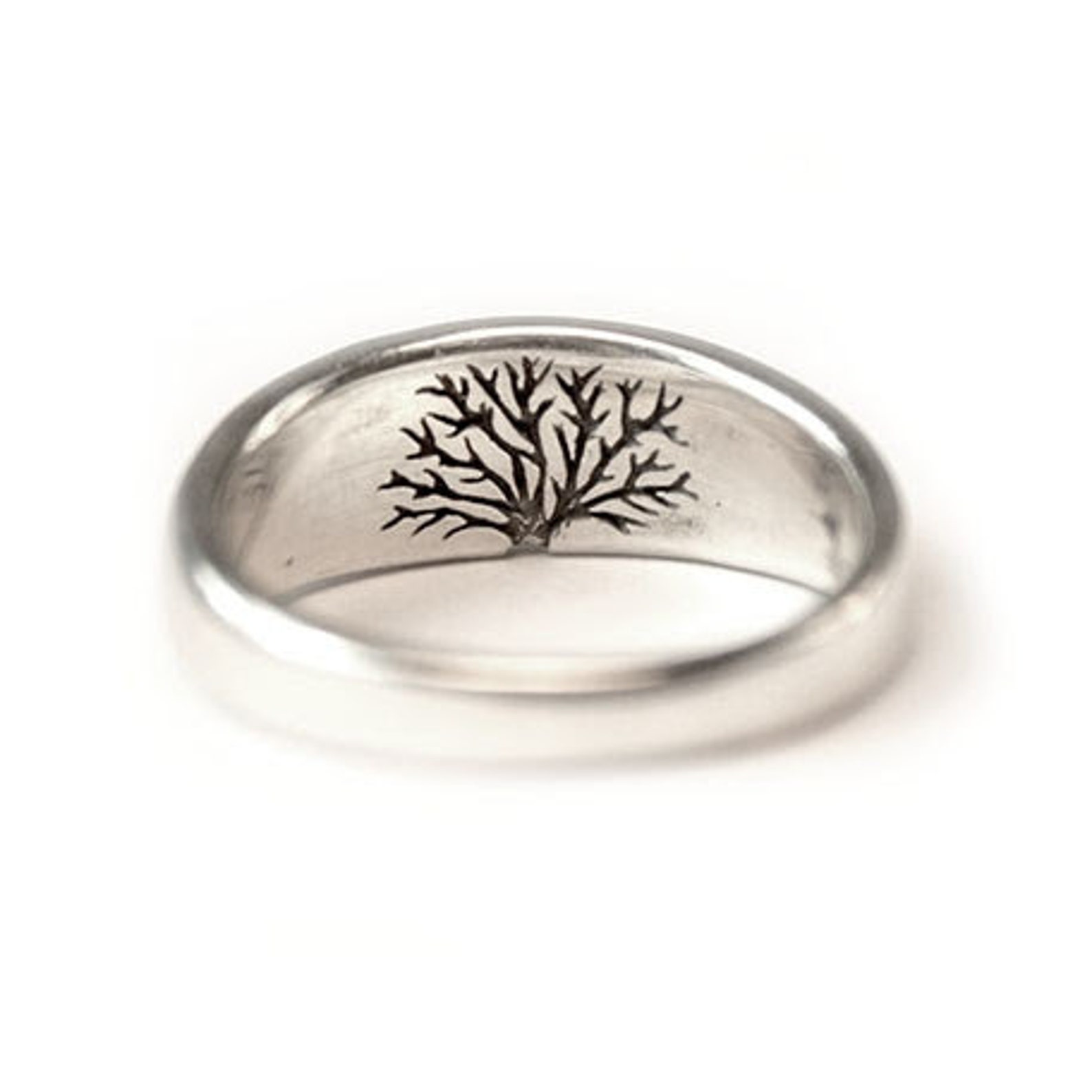 Tree of Life Ring. Men's Wedding Ring. Tree of Life Wedding Set. Unique ...
