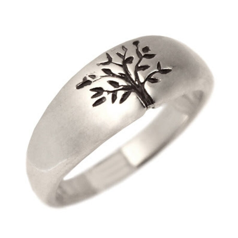 Tree of Life Ring. Men's Wedding Ring. Tree of Life Wedding Set. Unique ...